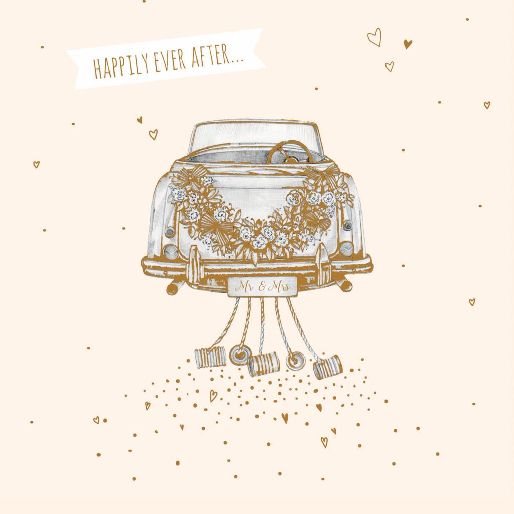 Wedding Card - Wedding Car