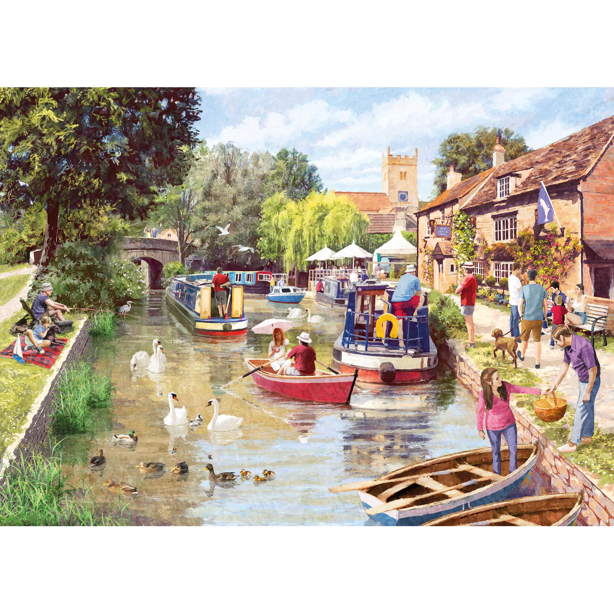 1000 Piece Jigsaw - Canal Walk | Animal Gift Club