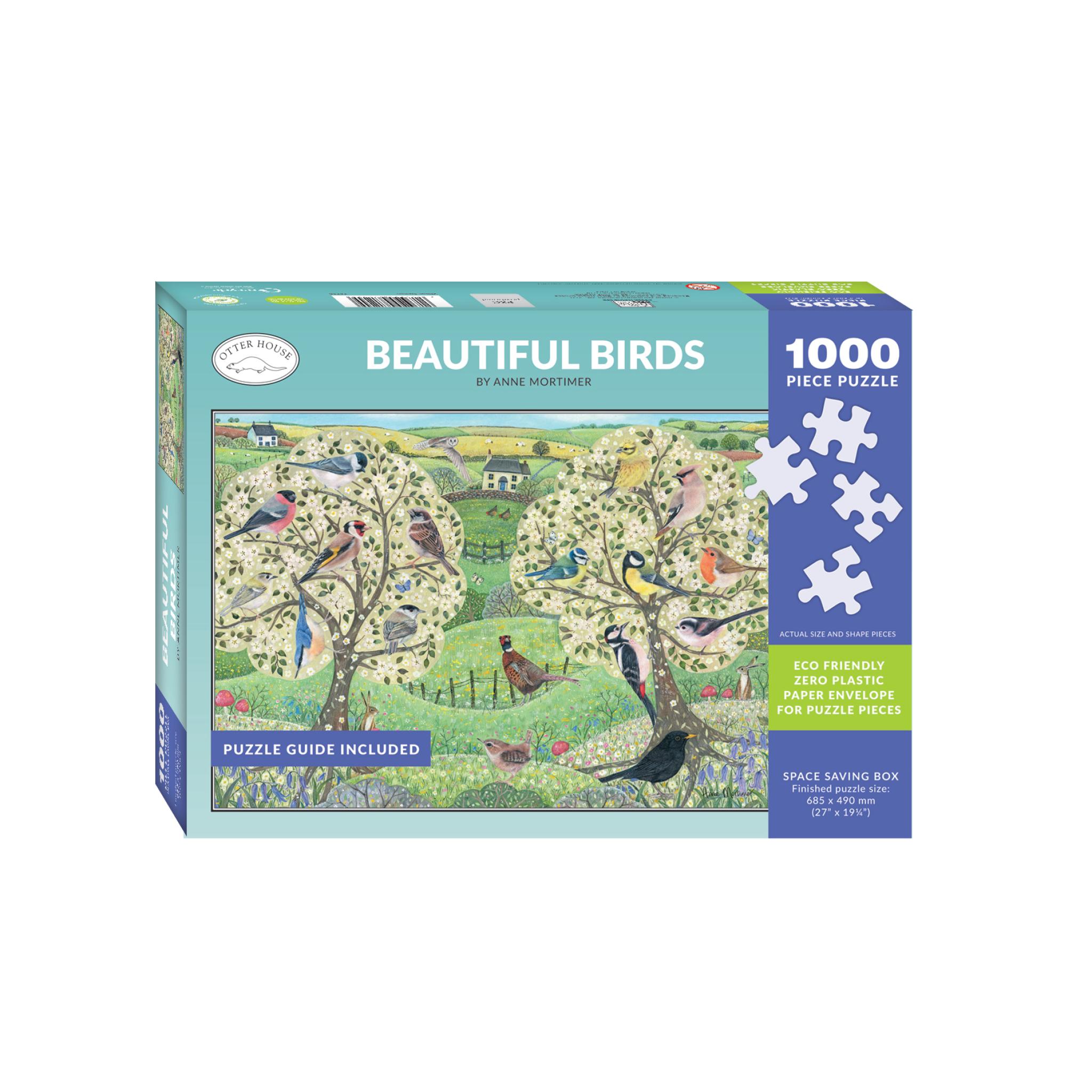 1000 Piece Jigsaw - Beautiful Birds | Animal Gift Club