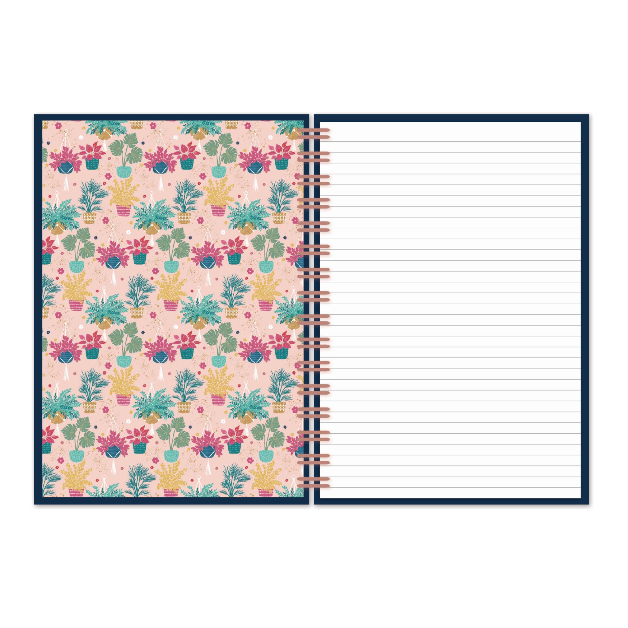 Happy Plants - A5 Wiro Notebook